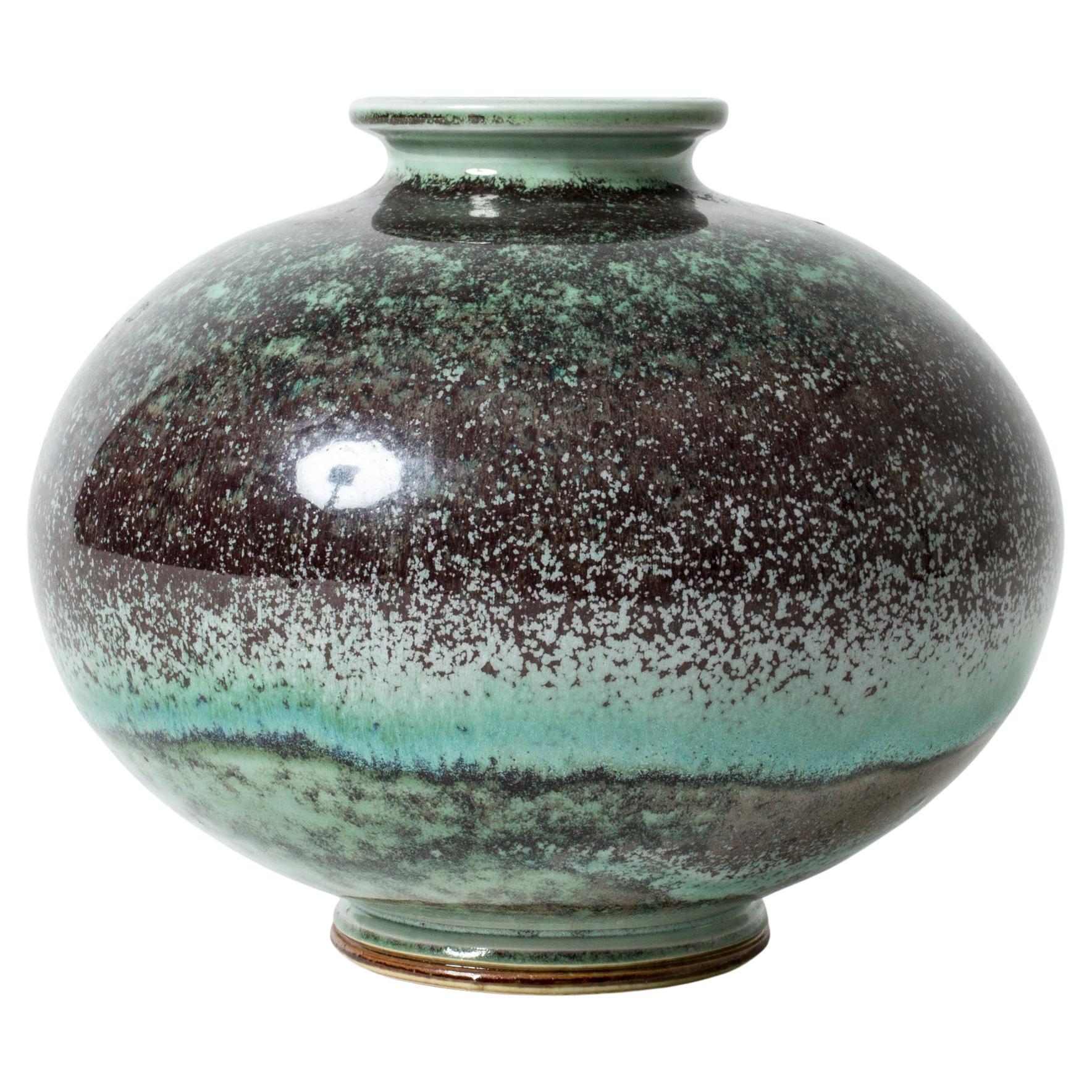 Midcentury Swiss Stoneware Vase by Rheinfelden, circa 1960s at 1stDibs