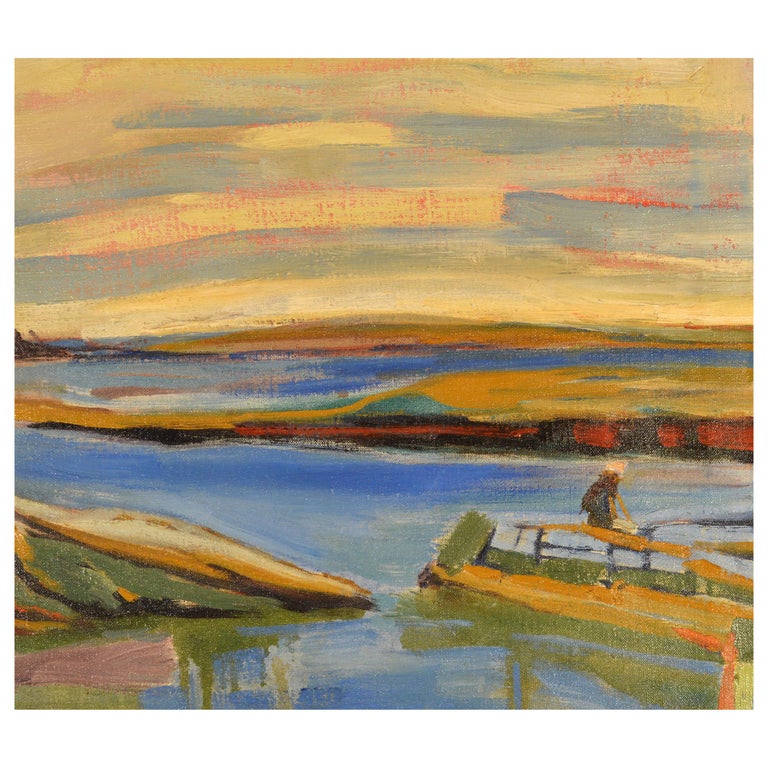 "Stonington, Maine" Painting by Janet Sullivan Turner, Oil on Canvas ...