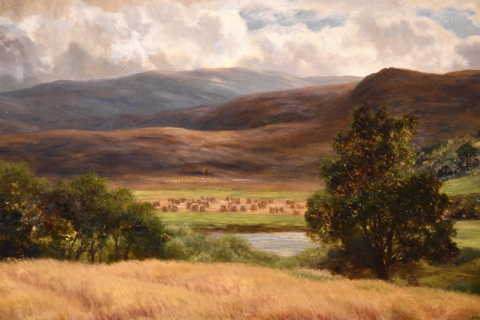 "Stooking" Oil Painting by Charles Edward Johnson For Sale at 1stDibs