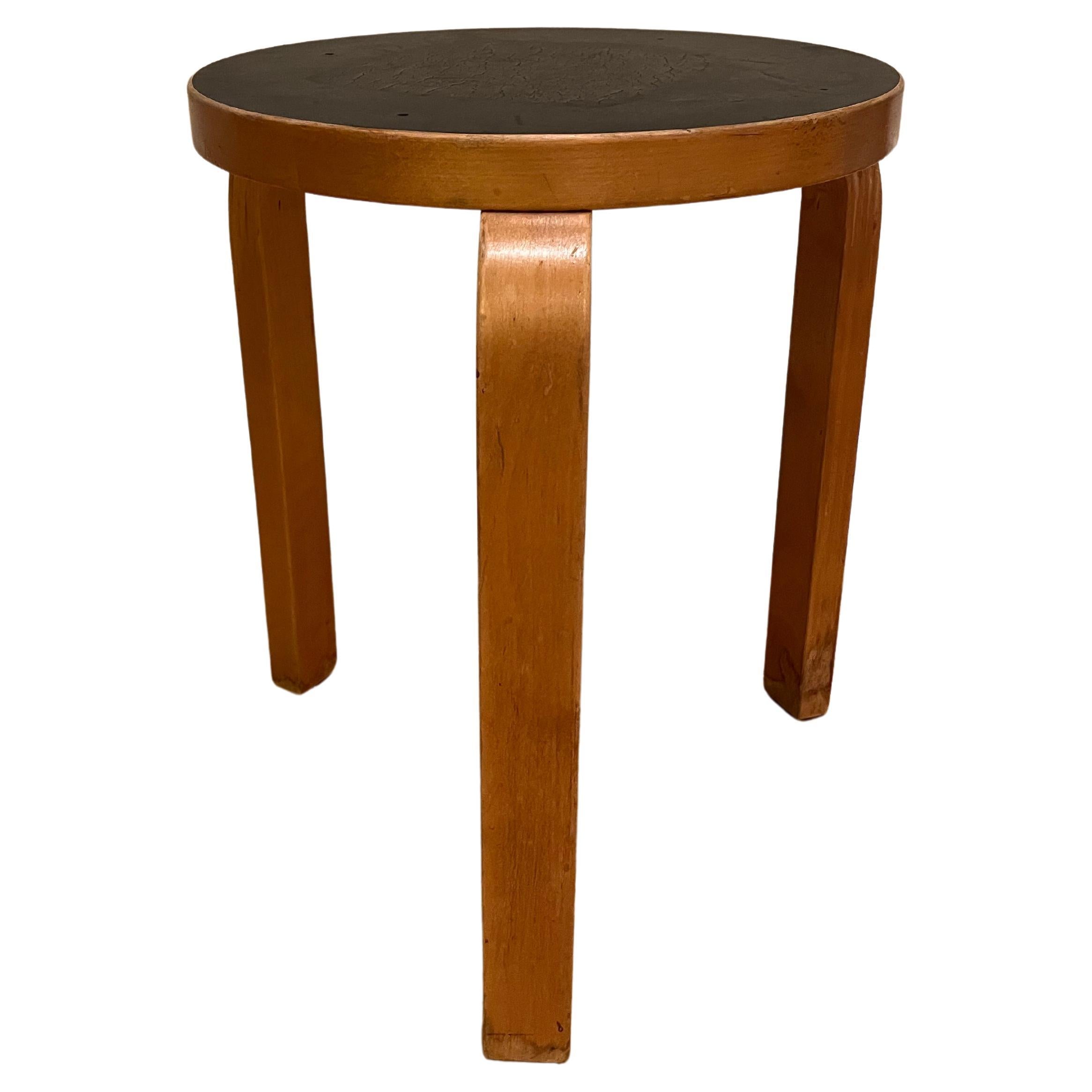 Stool 60 by Alvar Aalto for Artek, 1940s at 1stDibs