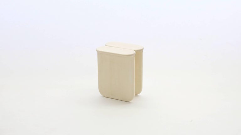 Stool Bone IV, Hand-Sculpted, Signed Loic Bard For Sale at 1stDibs