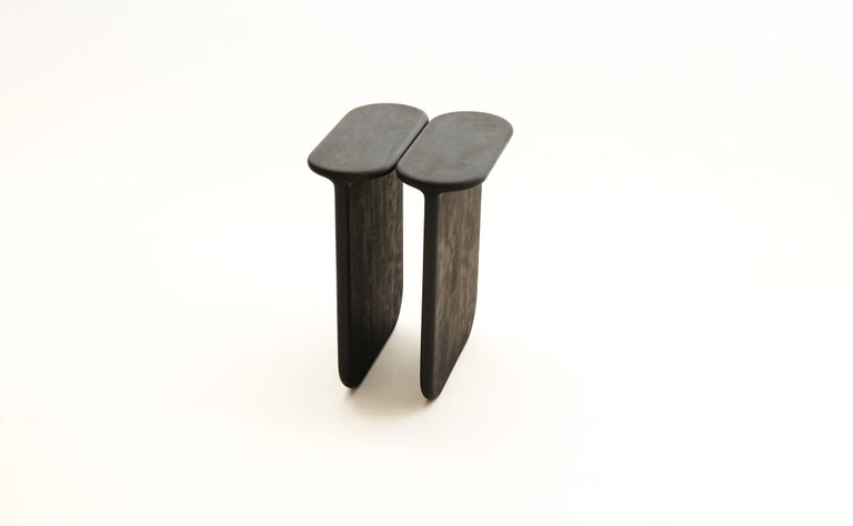 Stool Bone IV, Hand-Sculpted, Signed Loic Bard For Sale at 1stDibs