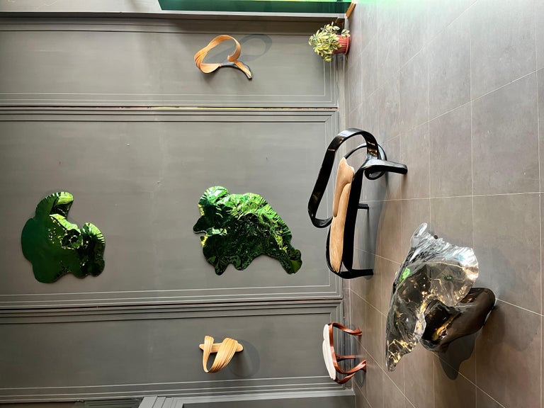 Stool by Raka Studio in Bent Ash Wood For Sale at 1stDibs