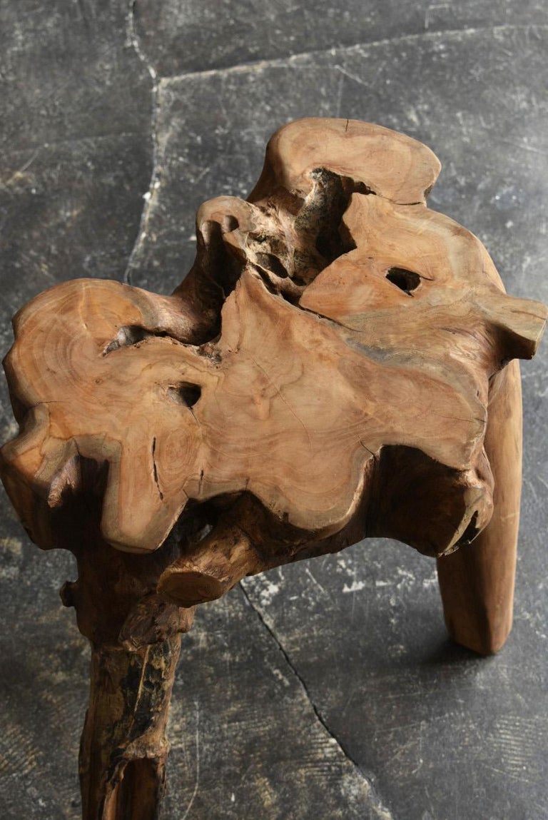 Old Stool Made from Indonesian Tree Roots /Primitive Design/20th ...