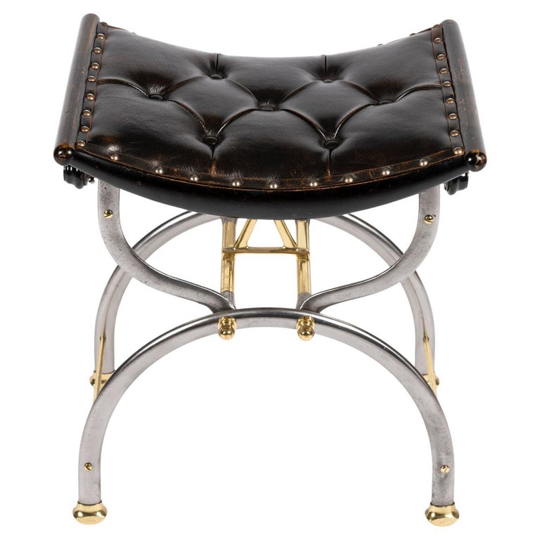 Stool of Adjustable Height by Hare and Sons of Birmingham For Sale at ...