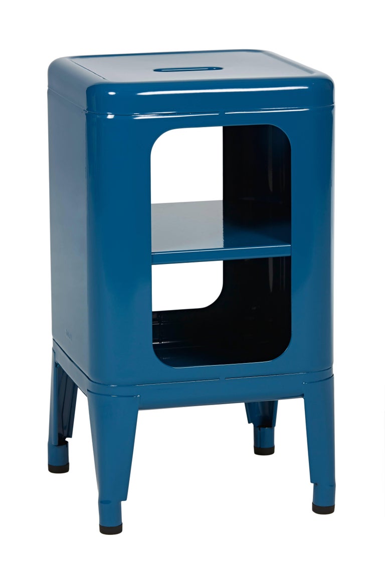 Stool Shelf 500 in Ocean Blue by Frederic Gaunet and Tolix For Sale at ...