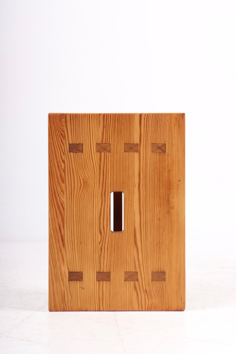 Stool Solid in Pine Designed by Martin Nyrop for Rud Rasmussen For Sale ...