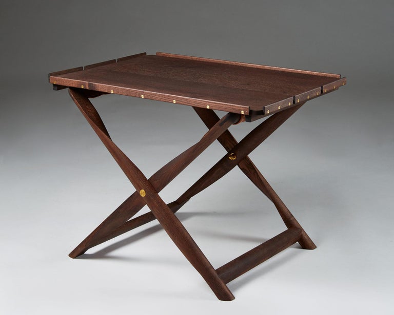 Stool/Tray Table "Propeller" Designed by Kaare Klint for Rud Rasmussen ...