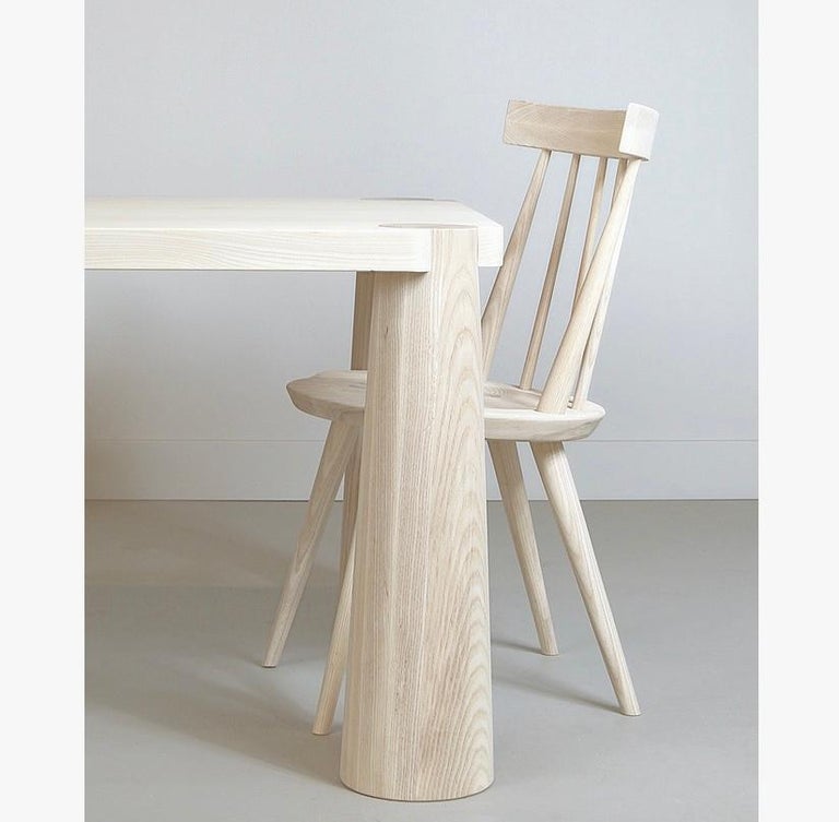 Stor Dining Table, Solid White Ash with Exposed Joinery For Sale at ...