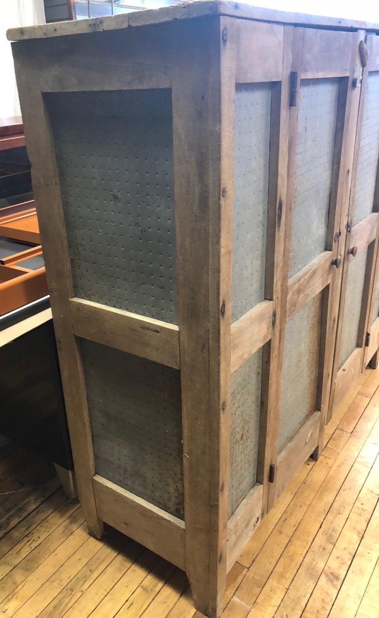 Storage Cabinet Amish Meat Safe with Original Square Nail Hardware ...