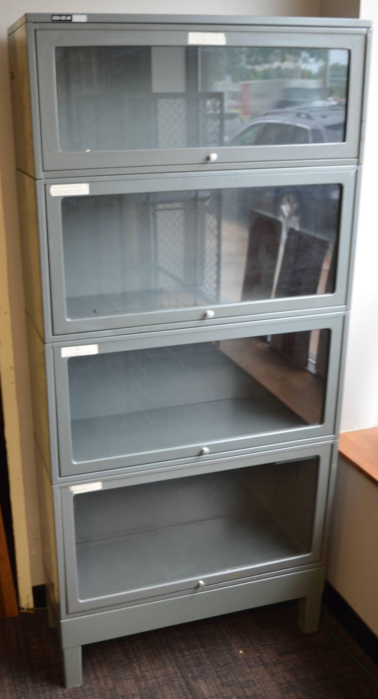 Storage File Cabinet from Lawyer's Barrister Bookcase of Steel with ...