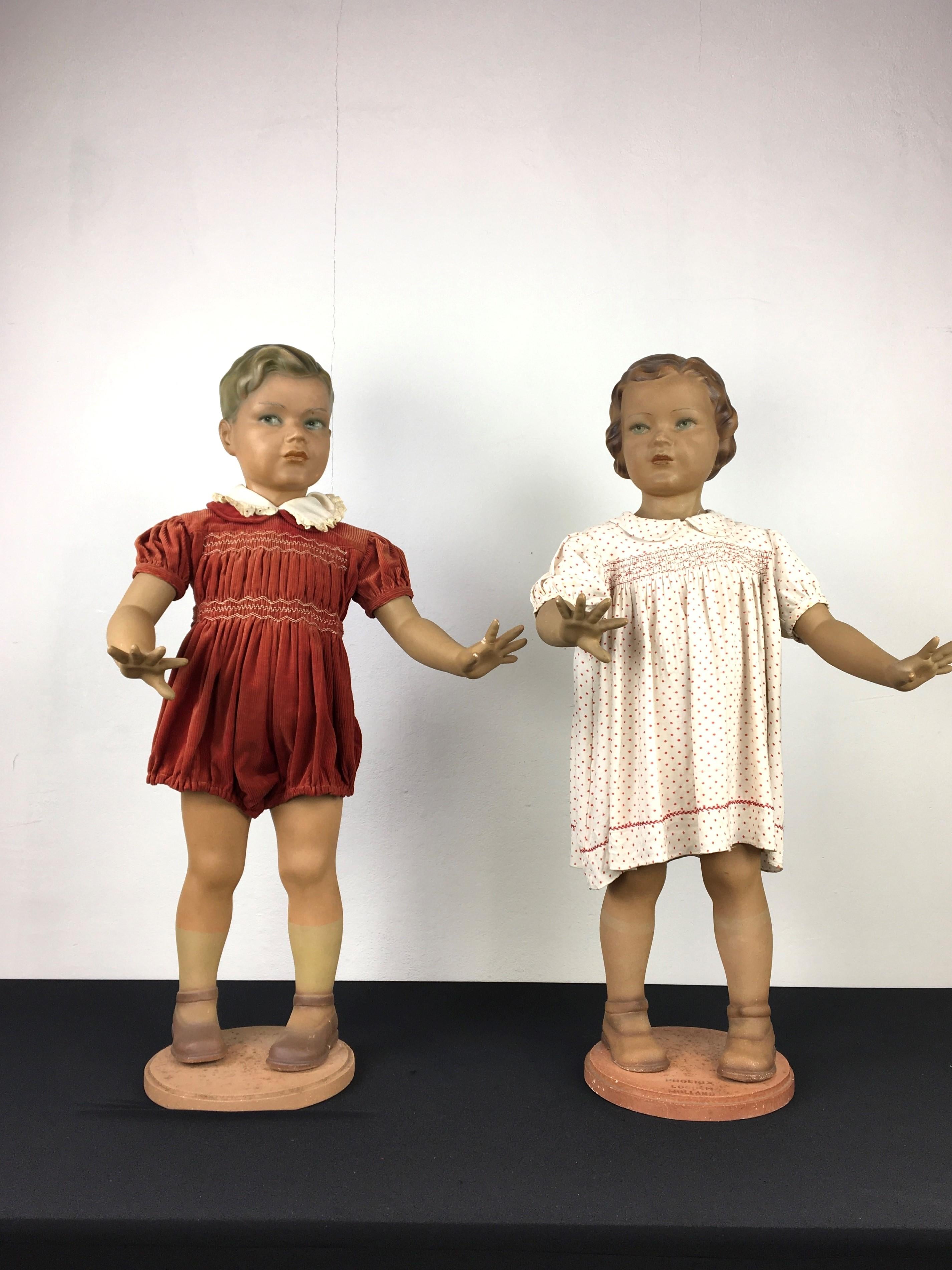 Store Display Boy Doll, Child Mannequin For Sale at 1stDibs | display ...