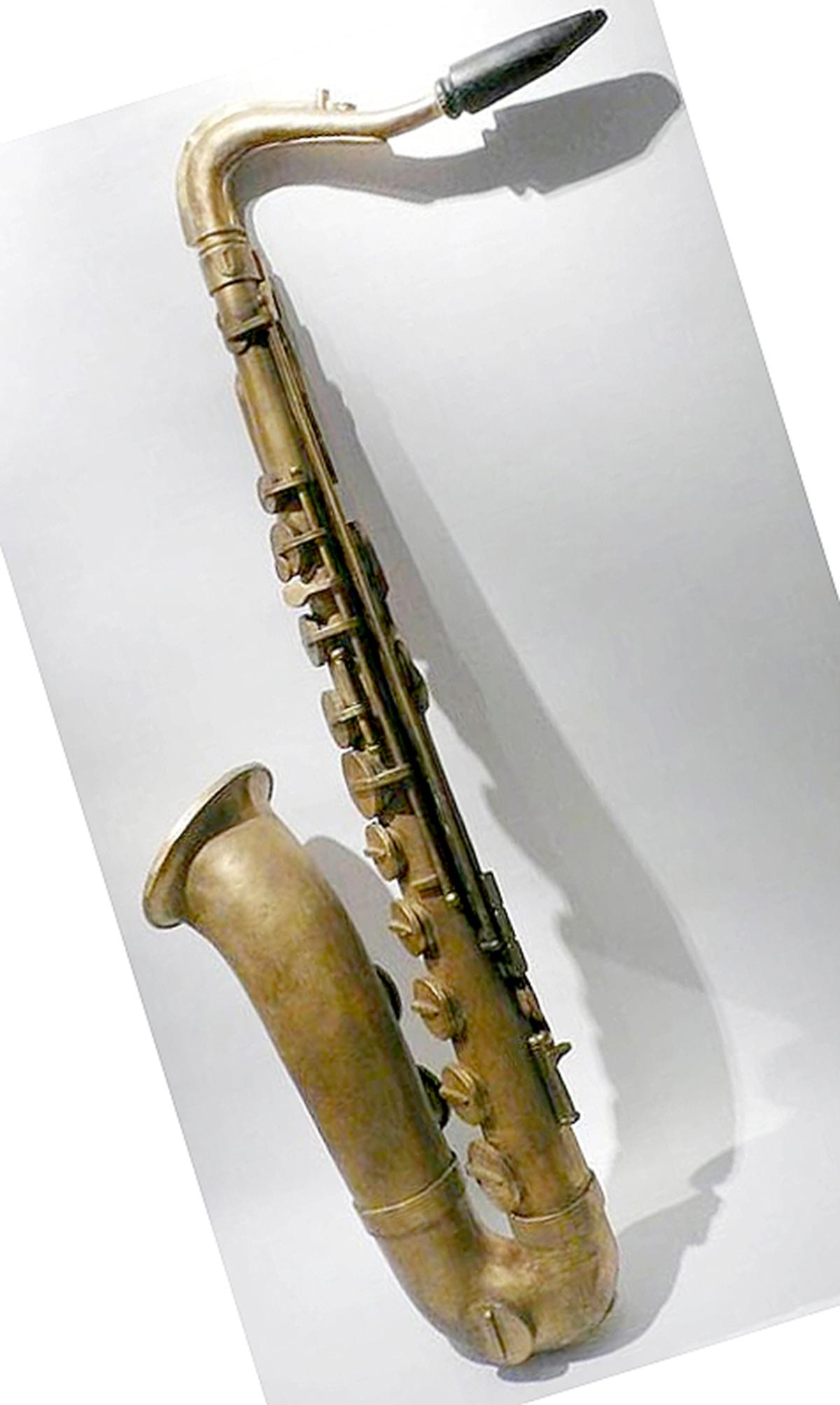 Store Sign 1940s, English Depicting a Huge Saxophone For Sale at 1stDibs