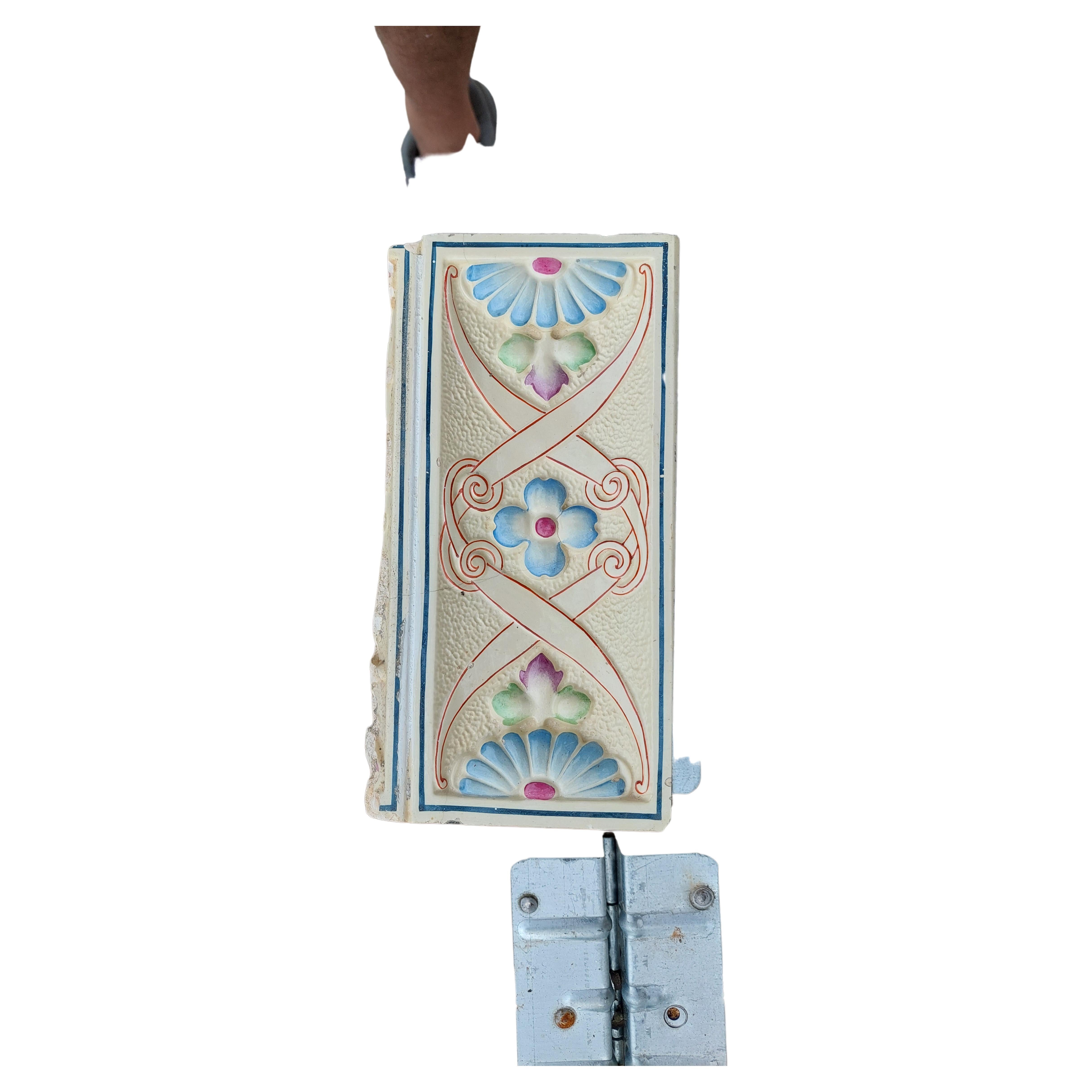 Stove Tile Antique For Sale at 1stDibs