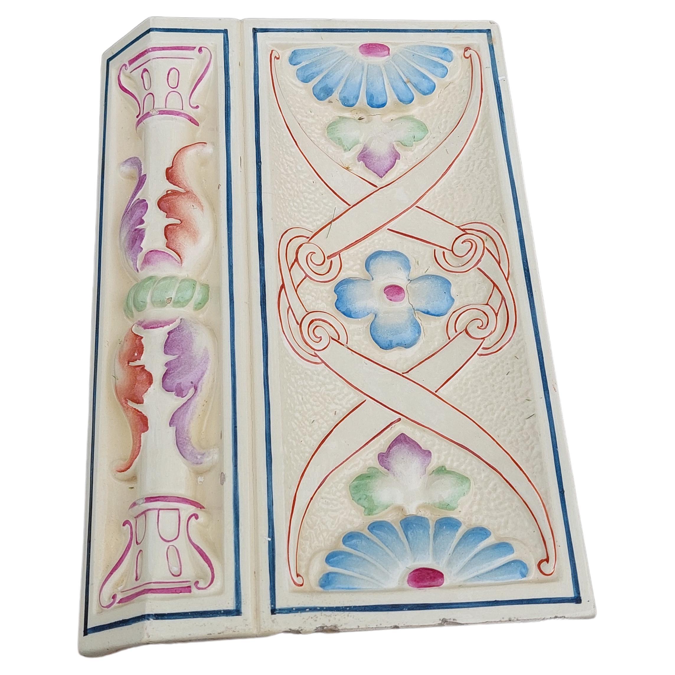 Stove Tile Antique For Sale at 1stDibs