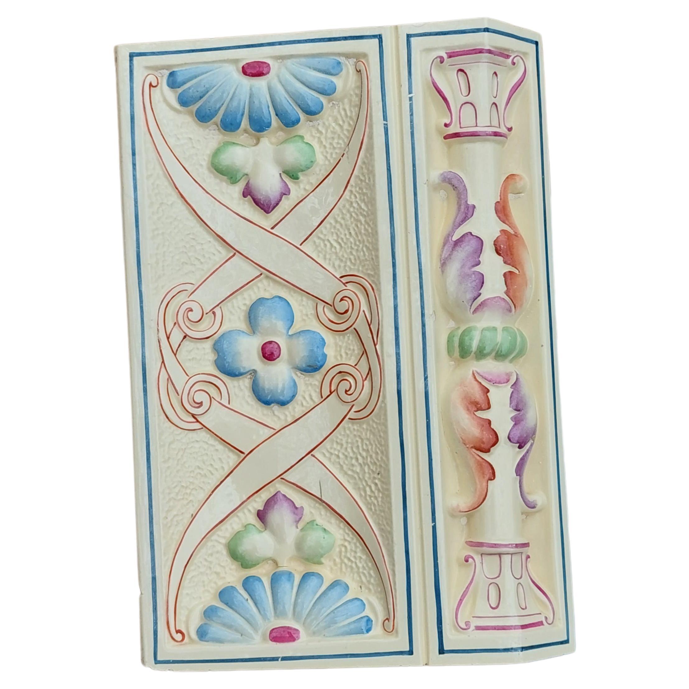 "Opposition, " Rare Art Deco Cloisonné Tile with Anti-Nazi Theme, 1945 ...