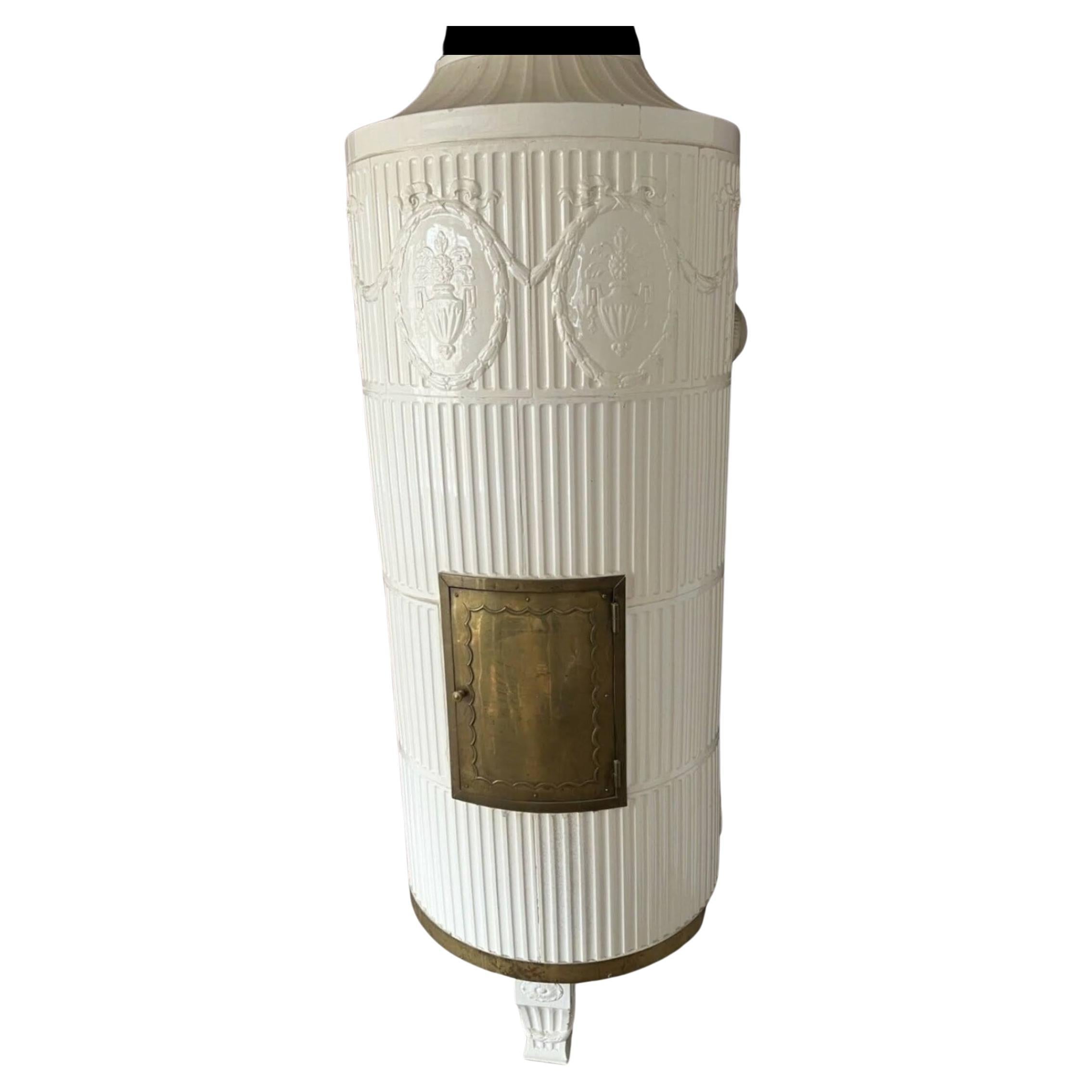 Scandinavian Ceramic Parlor Stove at 1stDibs | scandinavian ceramic ...