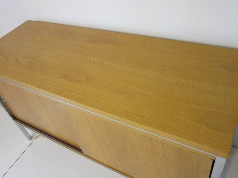 Stow Davis Small Credenza in the Manner of Knoll at 1stDibs