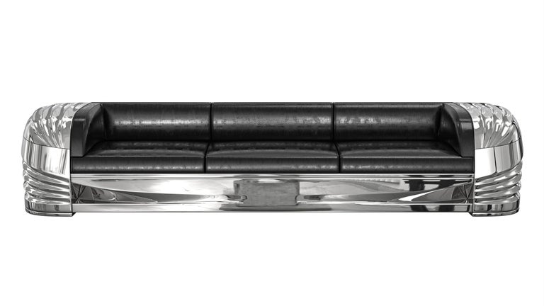 "Stradale" Sofa with Stainless Steel, Hand Crafted, Istanbul For Sale ...