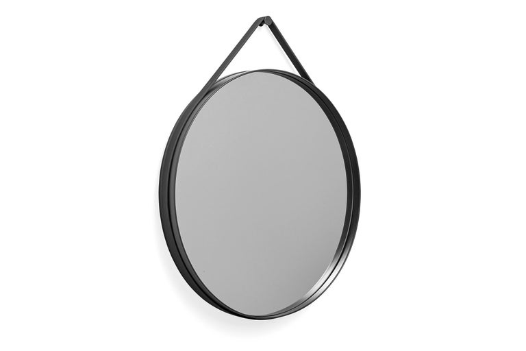 Strap Mirror Family (Ø70 - Anthracite, Ø50 - Army) by Hay For Sale at ...