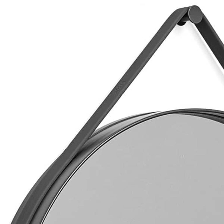 Strap Mirror Family (Ø70 - Anthracite, Ø50 - Army) by Hay For Sale at ...