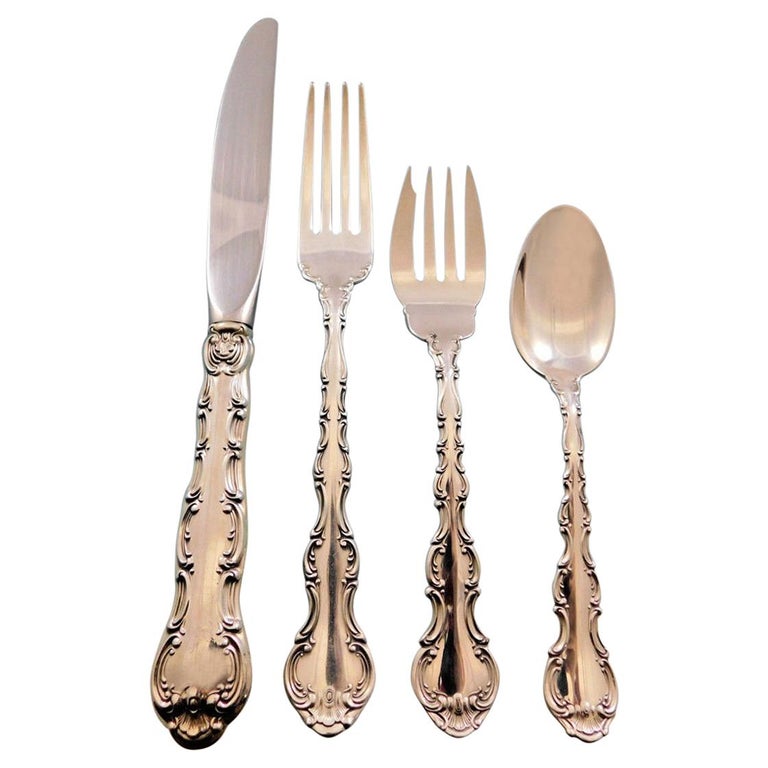 Strasbourg by Gorham Sterling Silver Flatware Place Size Set 8 Service ...