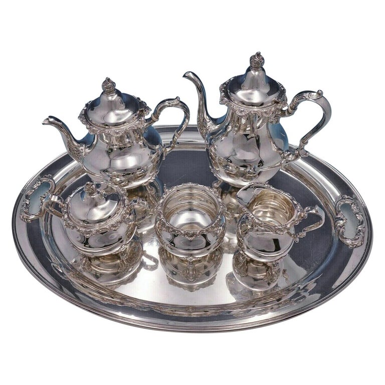 Strasbourg by Gorham Sterling Silver Six Piece Coffee and Tea Set at ...