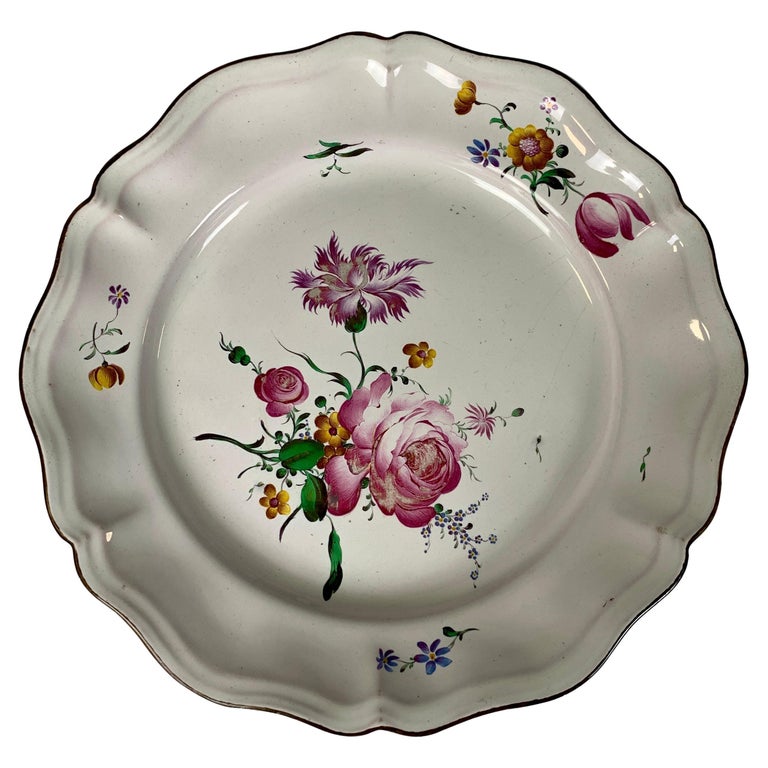 Strasbourg Faience Dish Made by Paul Hannong, circa 1755 For Sale at ...