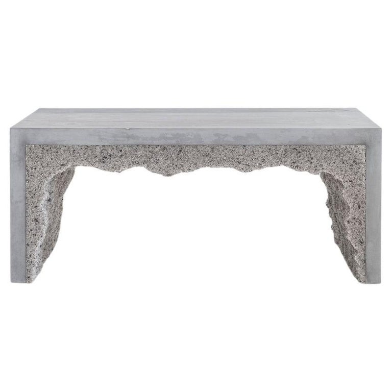 Strata 3 Bench in Gray by Fernando Mastrangelo, Represented by Tuleste ...