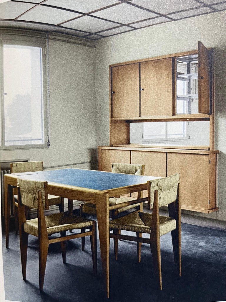 Straw Chair by Marcel Gascoin For Sale at 1stDibs