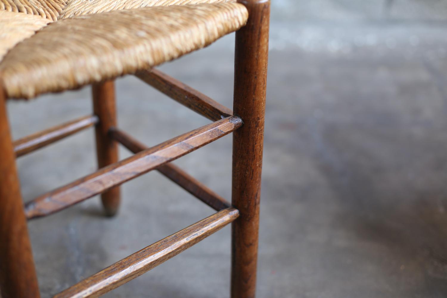 Straw Stools n ° 17 by Charlotte Perriand at 1stDibs