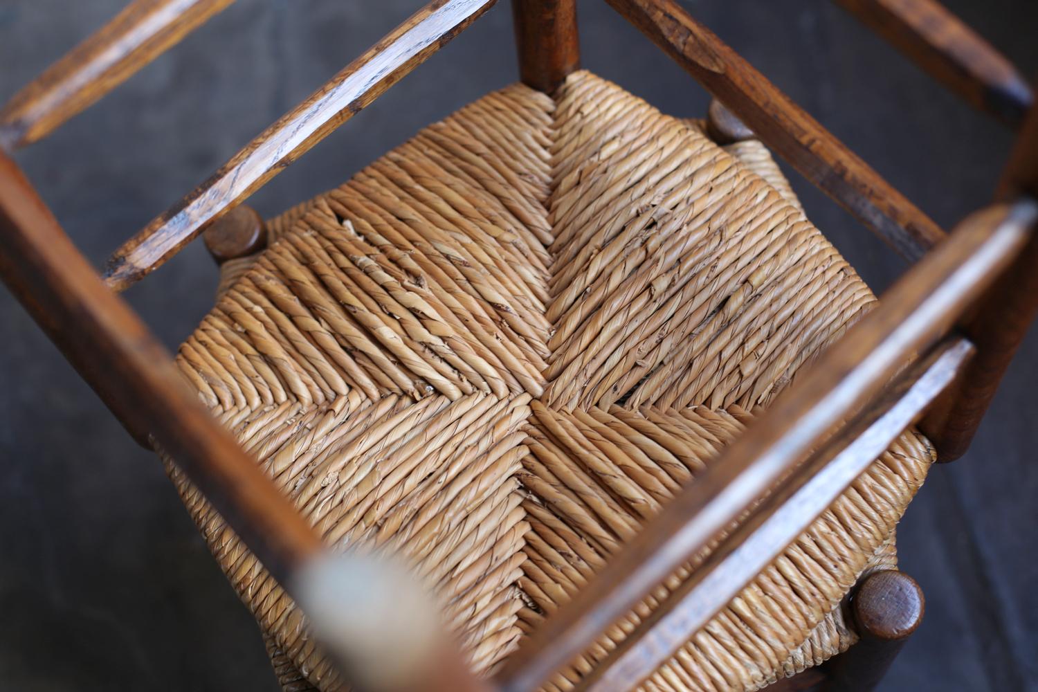 Straw Stools n ° 17 by Charlotte Perriand at 1stDibs