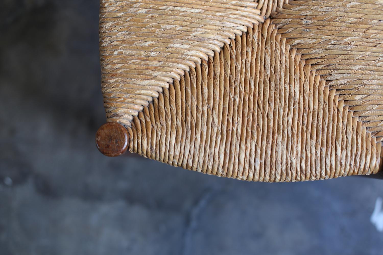 Straw Stools n ° 17 by Charlotte Perriand at 1stDibs