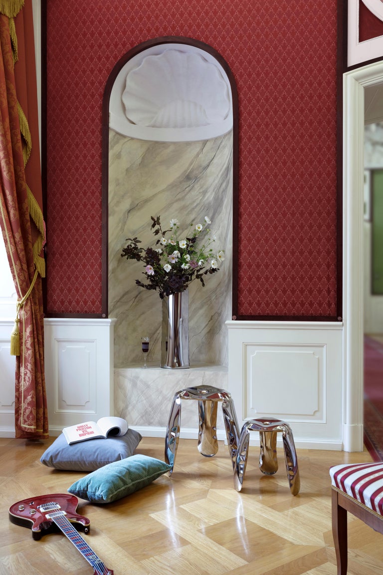 Strawberry Red Mini Plopp Stool by Zieta For Sale at 1stDibs