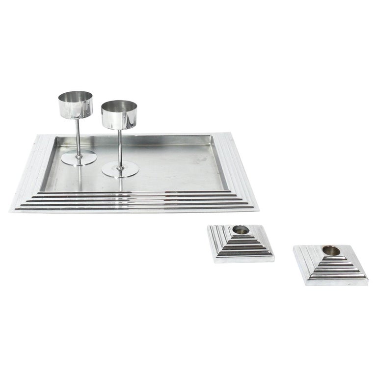 Streamlined Art Deco Cocktail Set by Norman Bel Geddes for Revere at ...