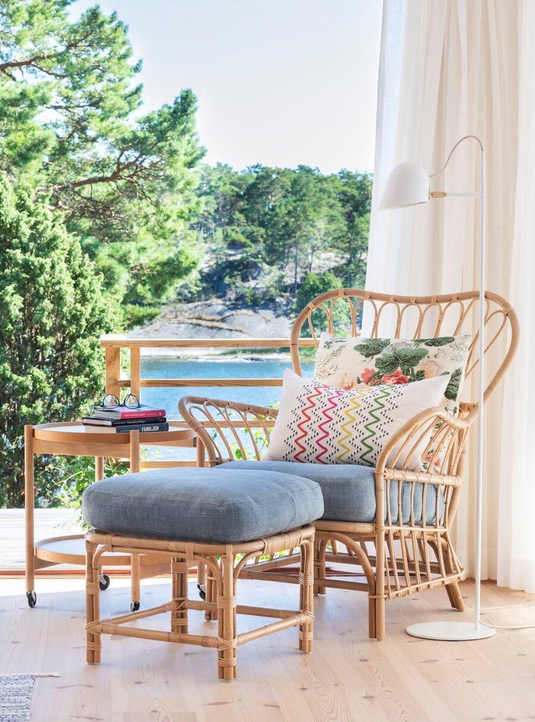 'Streck' Floor Lamp by Joel Karlsson for Örsjö in Pine Green For Sale ...