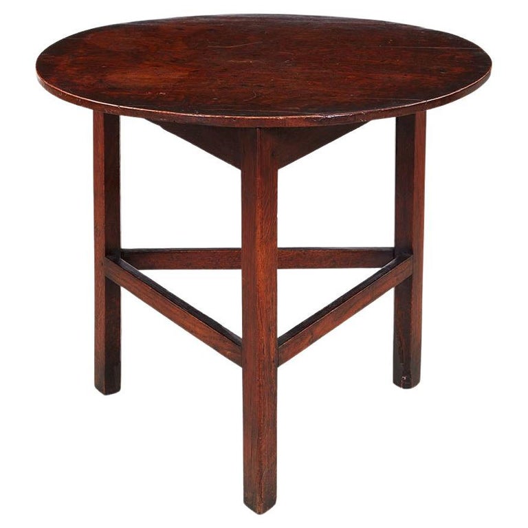 Stretcher Base Cricket Table For Sale at 1stDibs