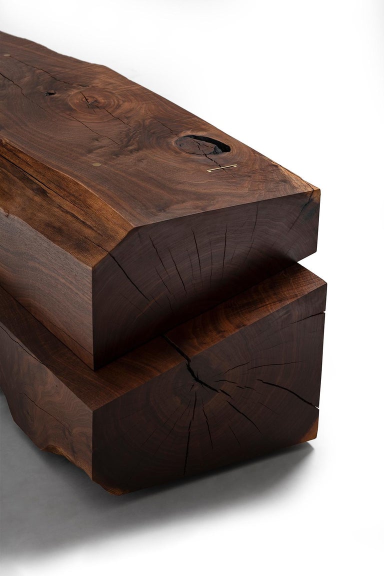 Walnut Strike / Slip Bench For Sale at 1stDibs