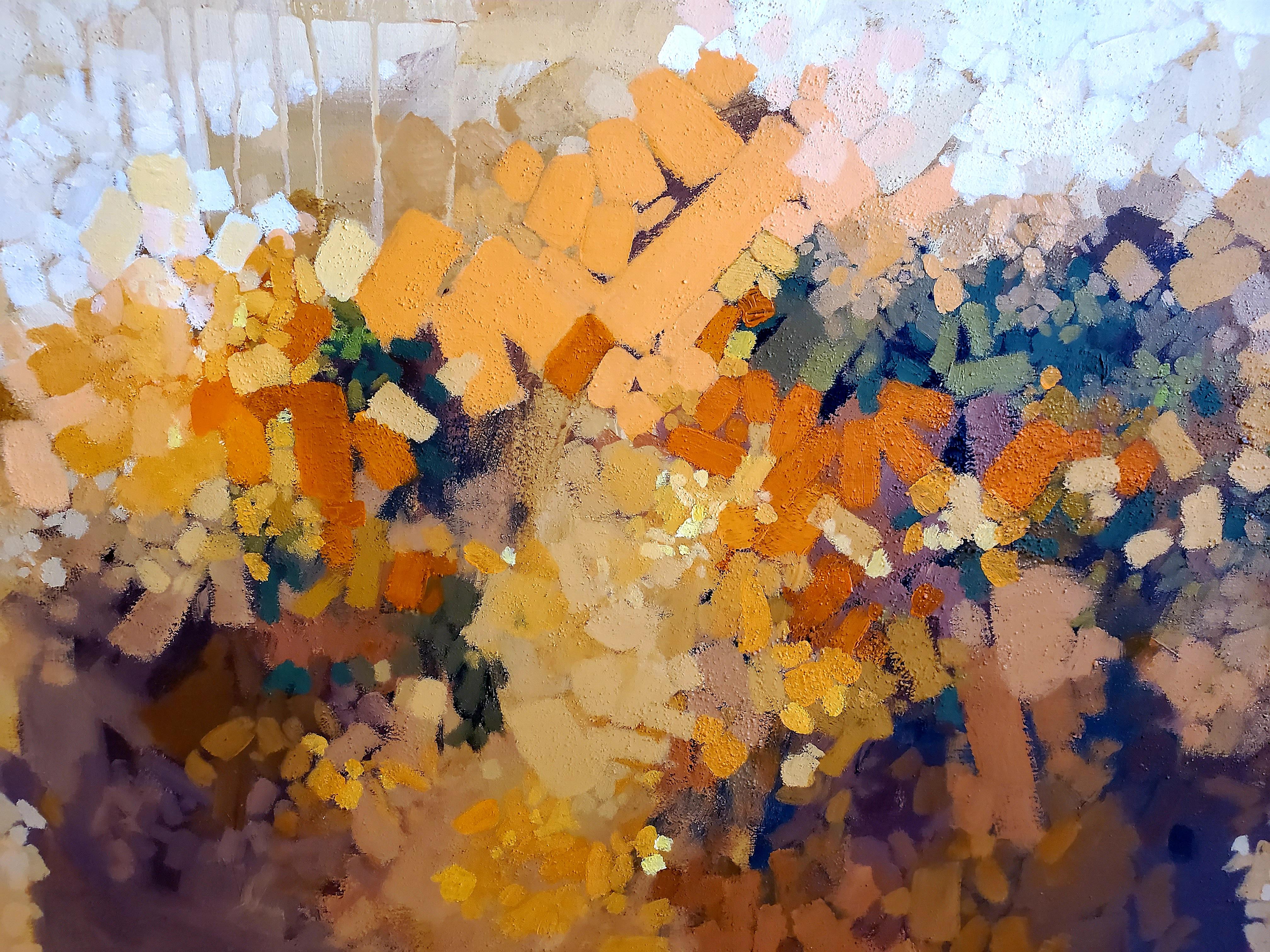 Striking Abstract Painting by Listed Artist George Lewis at 1stDibs ...