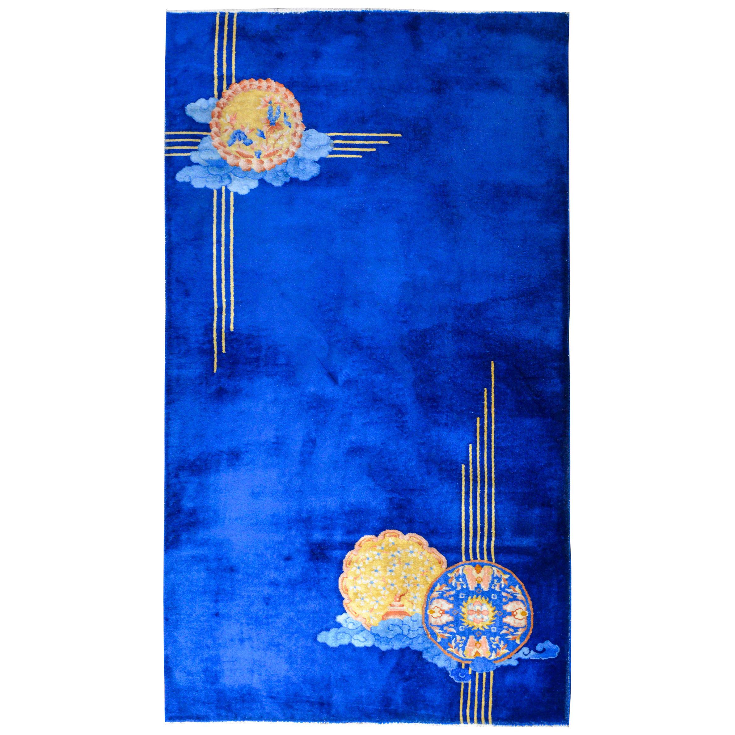 Striking Chinese Art Deco Rug at 1stDibs