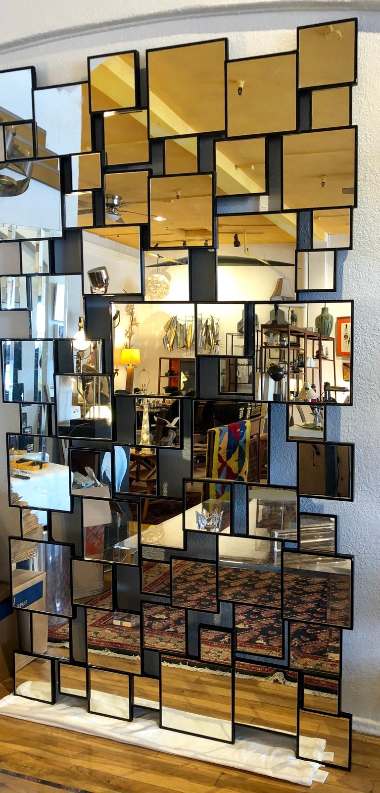 Striking Contemporary Extra Large Multi Mirror by Christopher Guy at ...