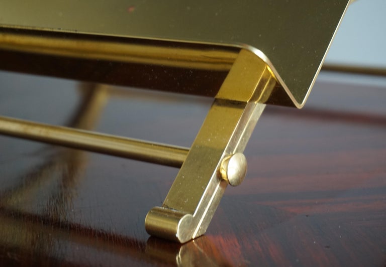 Striking Mid-Century Modern Brass Church Bible Stand Lectern with XP ...