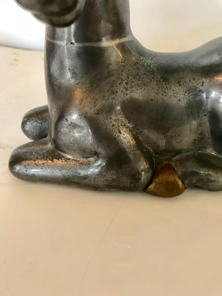 Striking Pair of Mid-Century Modern Mixed-Metal Ram Sculptures For Sale ...