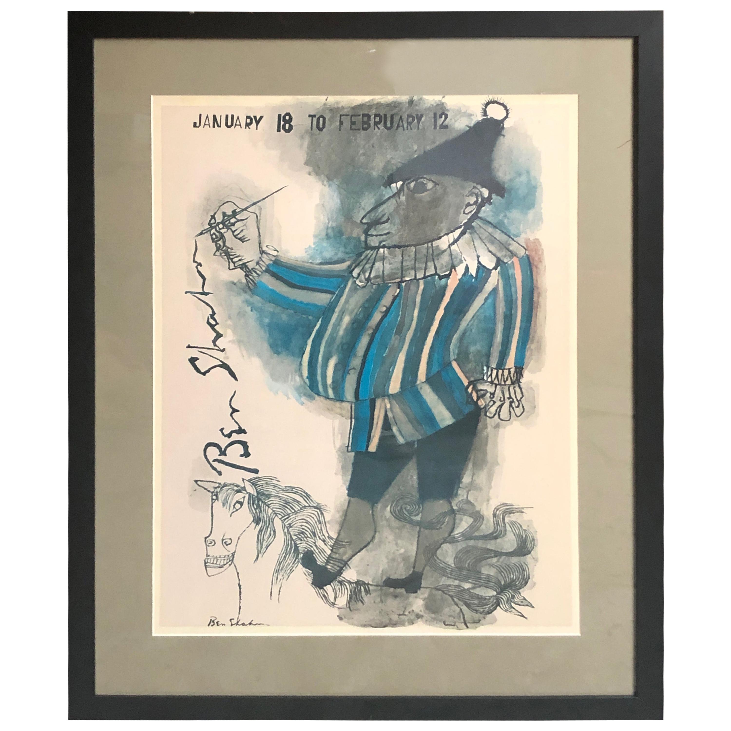 Striking Poster by Renowned Artist Ben Shahn at 1stDibs