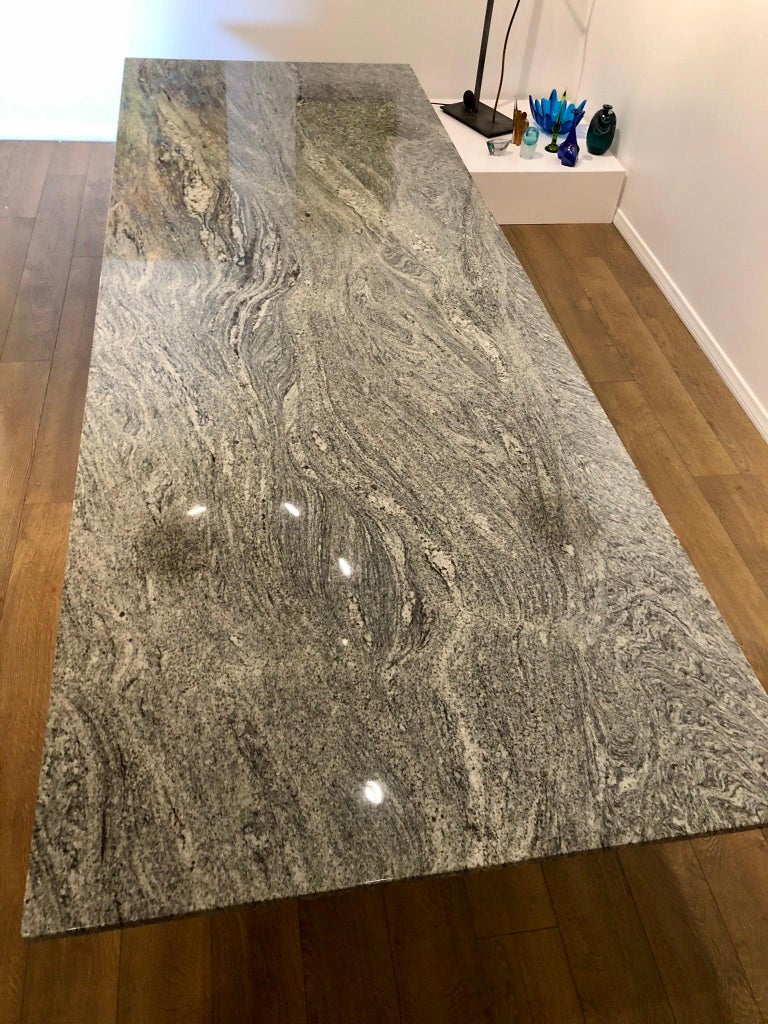 Striking Extra Large Solid Granite and Metal Base Frame Conference ...