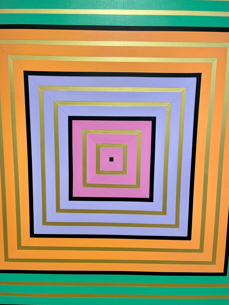 Striking Xlarge Contemporary Painting by California Artist Allen ...