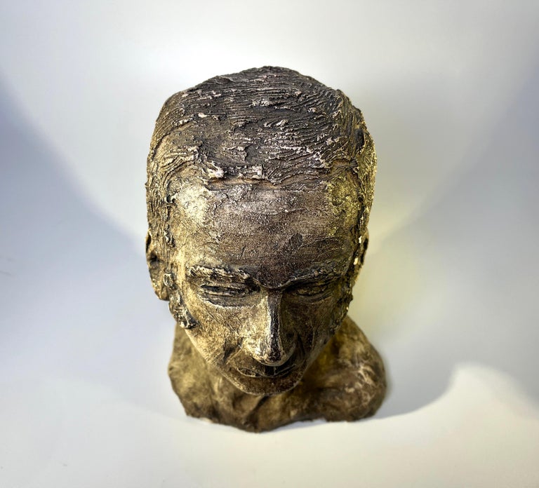 Strikingly Powerful, Vintage Clay Sculpture Bust Of A South American ...