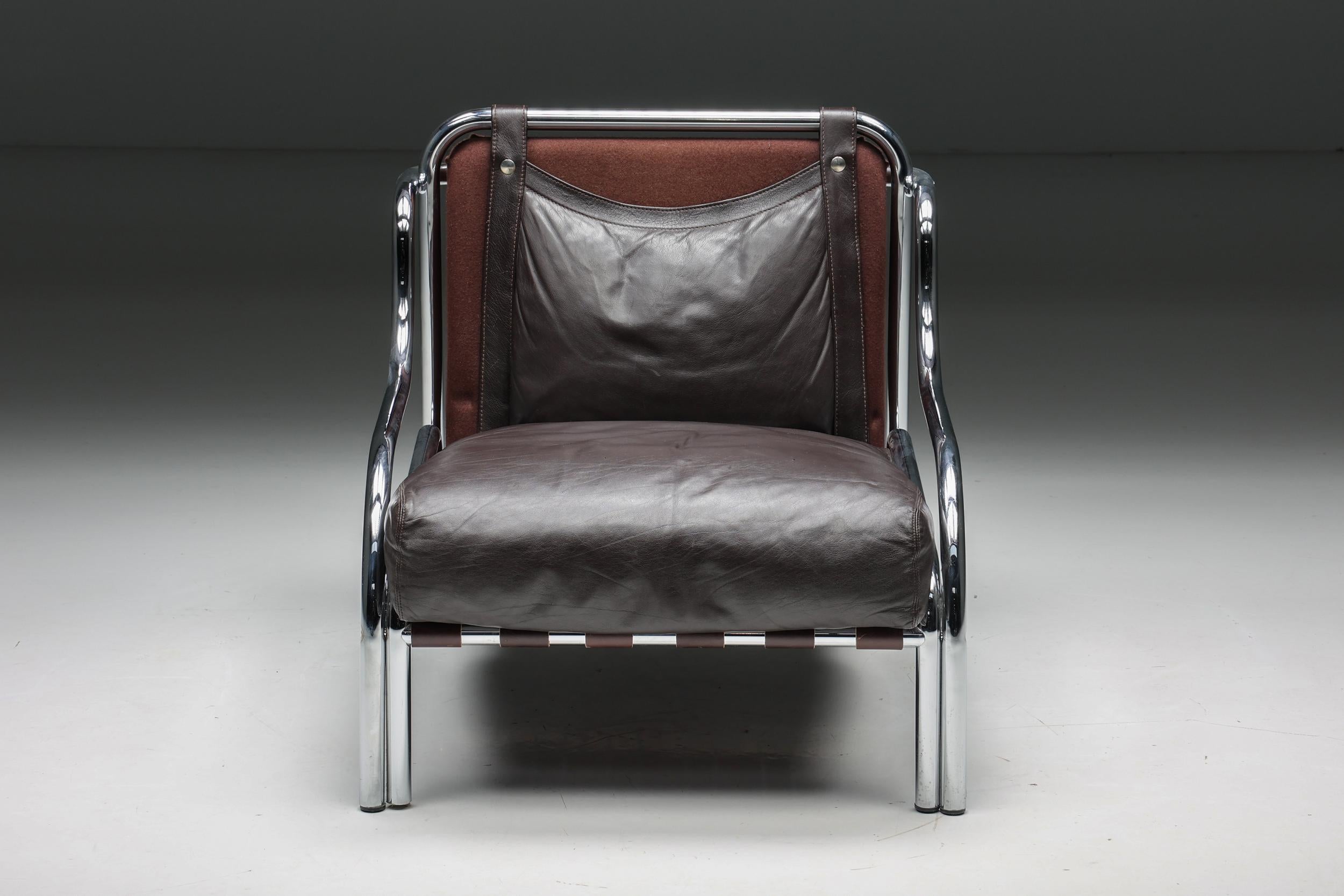 Stringa Lounge Chair by Gae Aulenti, 1960s at 1stDibs