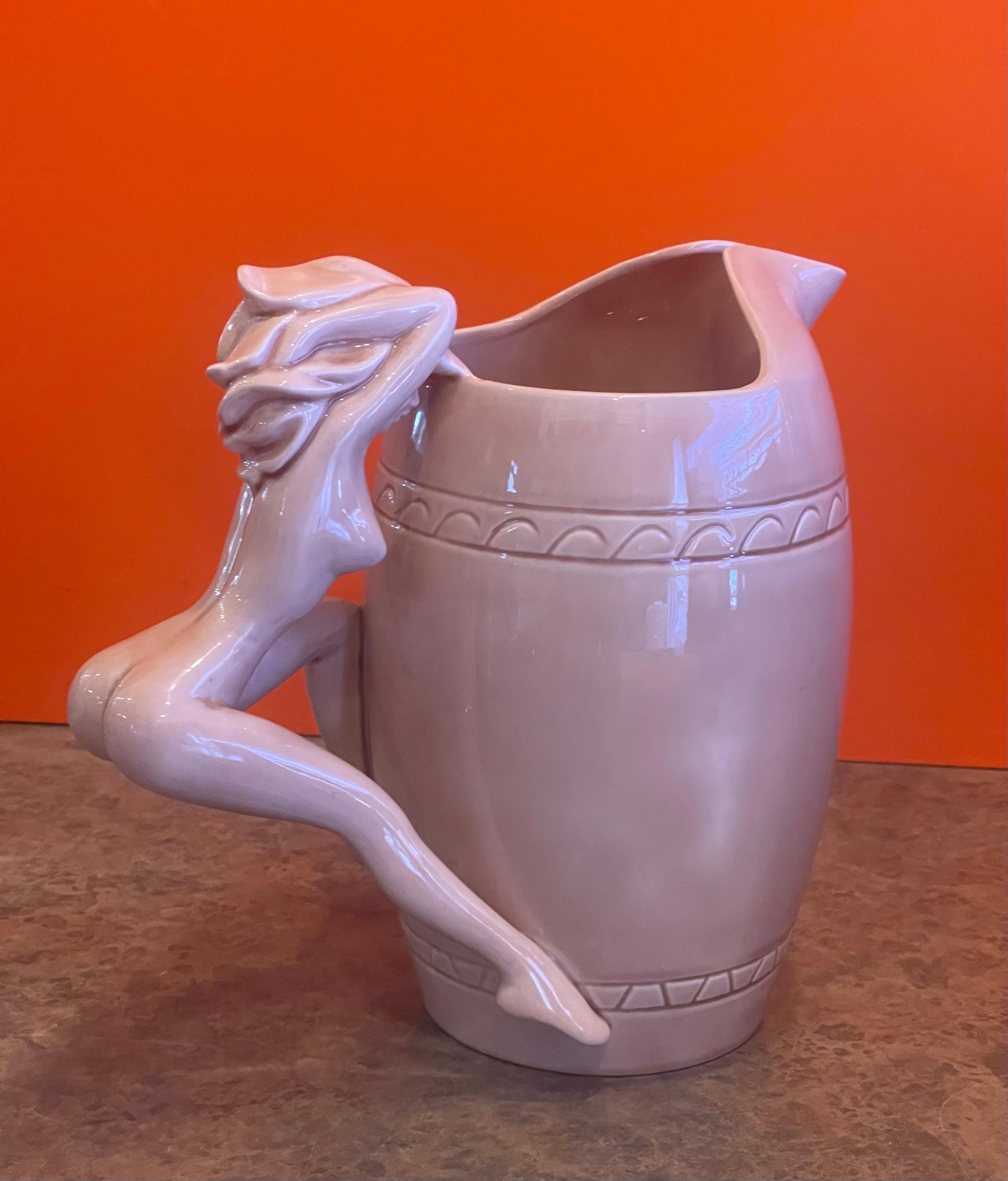 "Strip Tease- Eye Appeal" Barware Ceramic Pitcher by Dorothy Kindell at ...