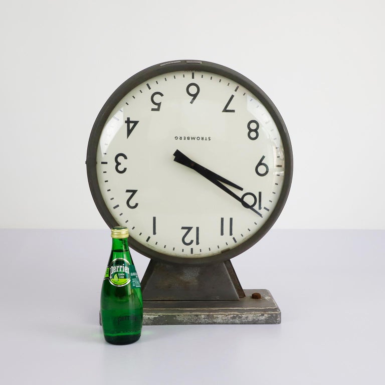 Stromberg Industrial Two Side Clockcounter at 1stDibs